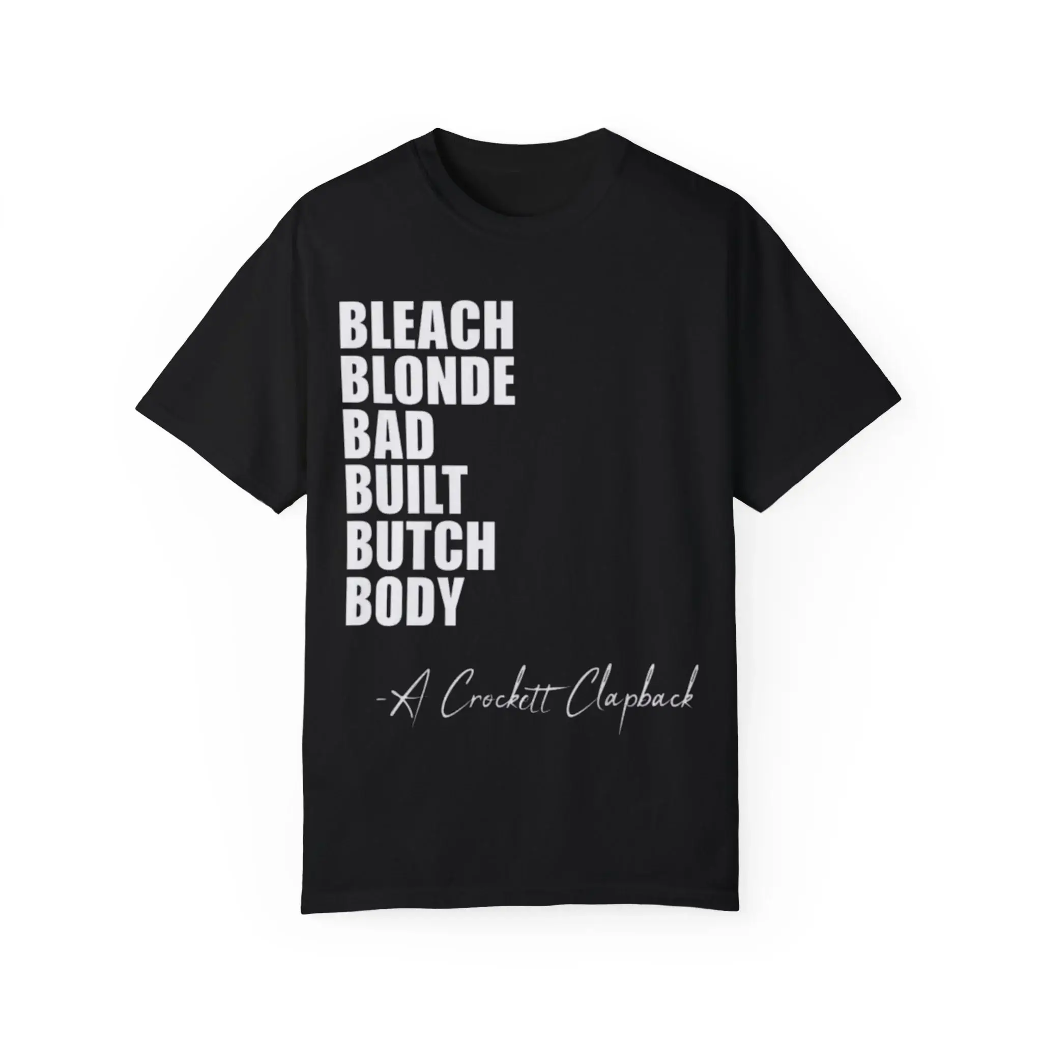 Bleach Blonde Bad Built Butch Body Shirt - Mark Zuckerberg Tee - FunnyT