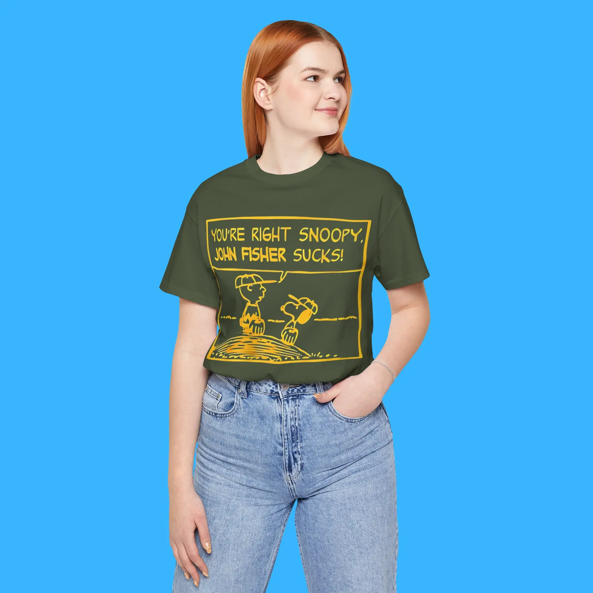 You’Re Right Snoopy John Fisher Sucks Shirt - FunnyT
