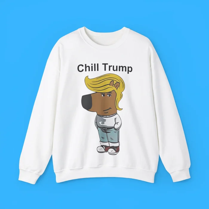 Donald Trump Chill Guy Meme Shirt - FunnyT